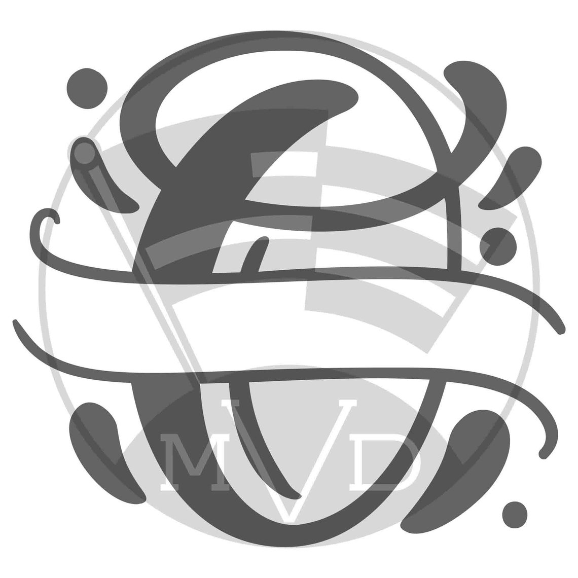 Letter O Split Monogram Svg Eps Dxf Png Bundle to Make - Etsy