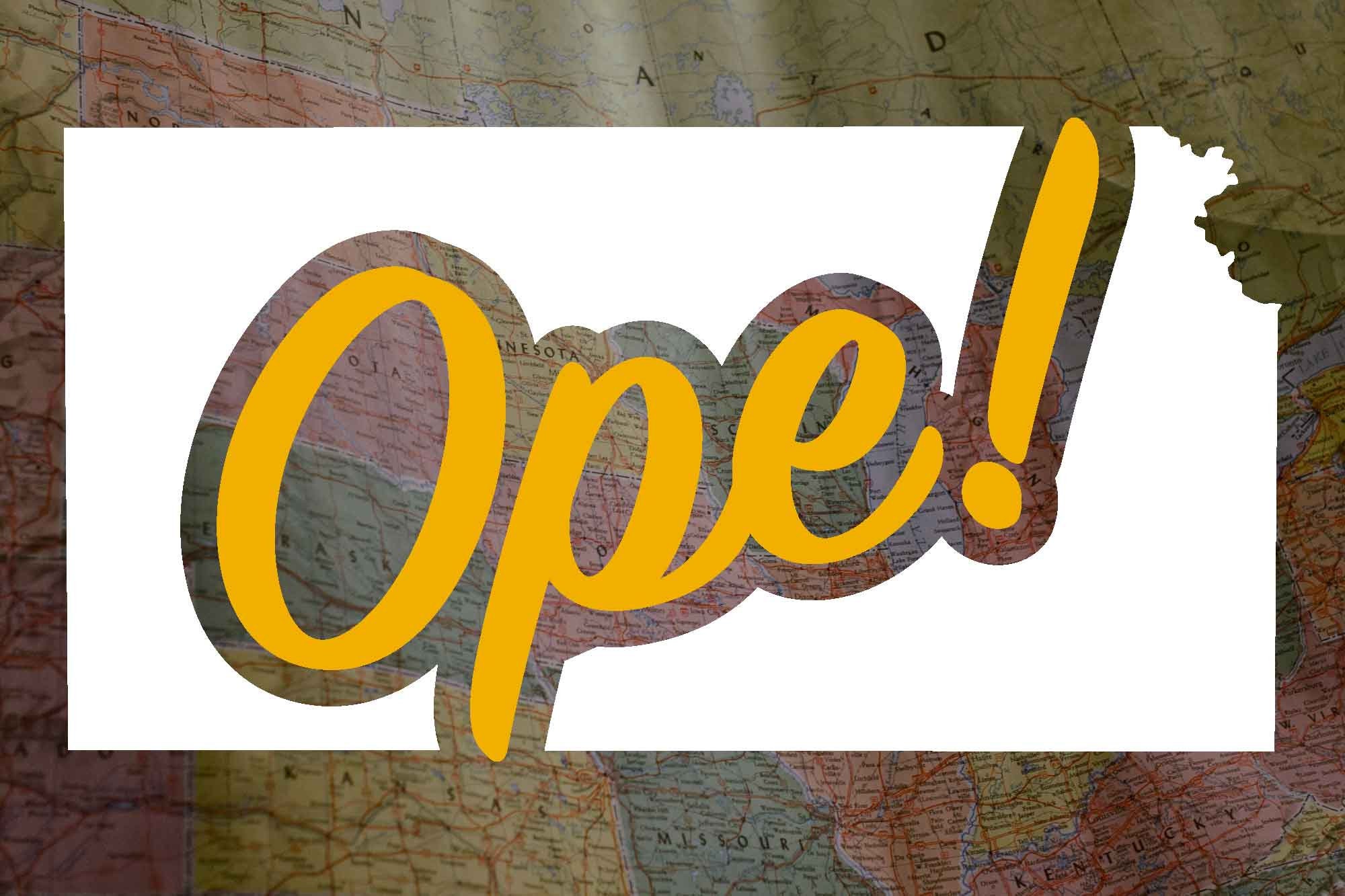 Ope! Kansas Svg! Instant Digital Download for the Midwest Sunflower ...