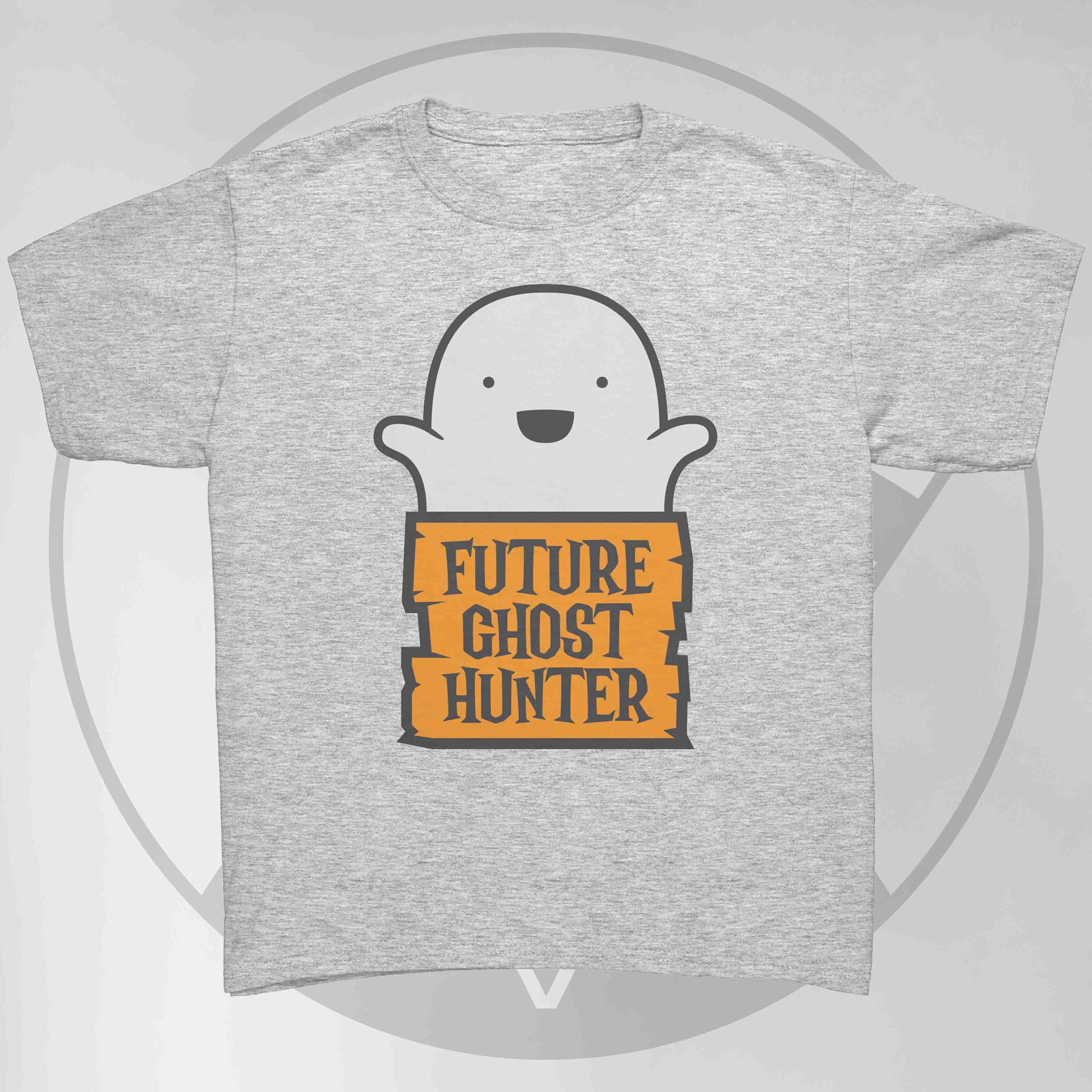 Future Ghost Hunter Cute Kid Phantom Youth T Shirt Art for Spooky ...