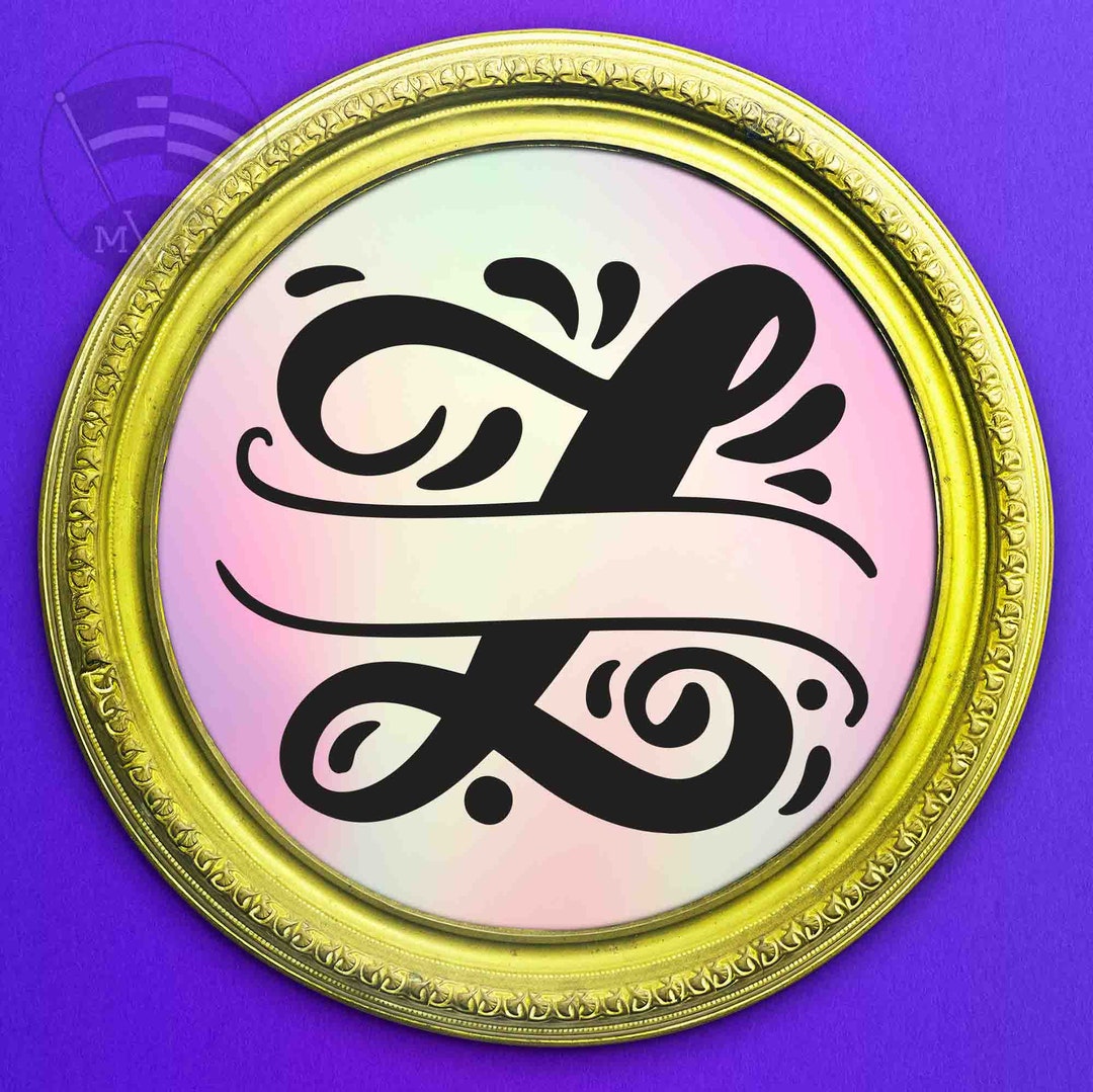 Letter Z Split Monogram Svg Eps Dxf Png Bundle to Make Personal Reunion ...