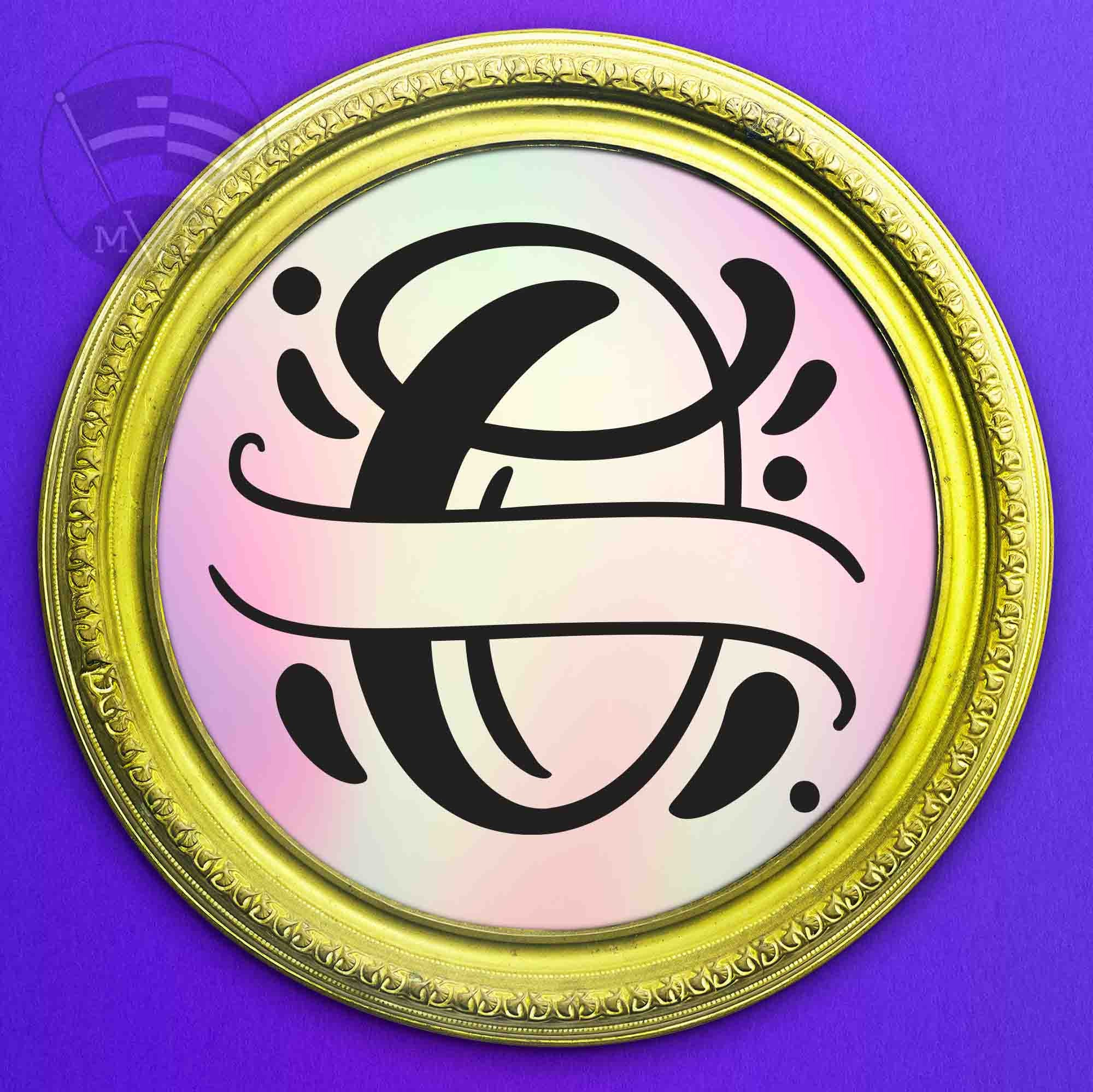 Letter O Split Monogram Svg Eps Dxf Png Bundle to Make Personal Reunion ...