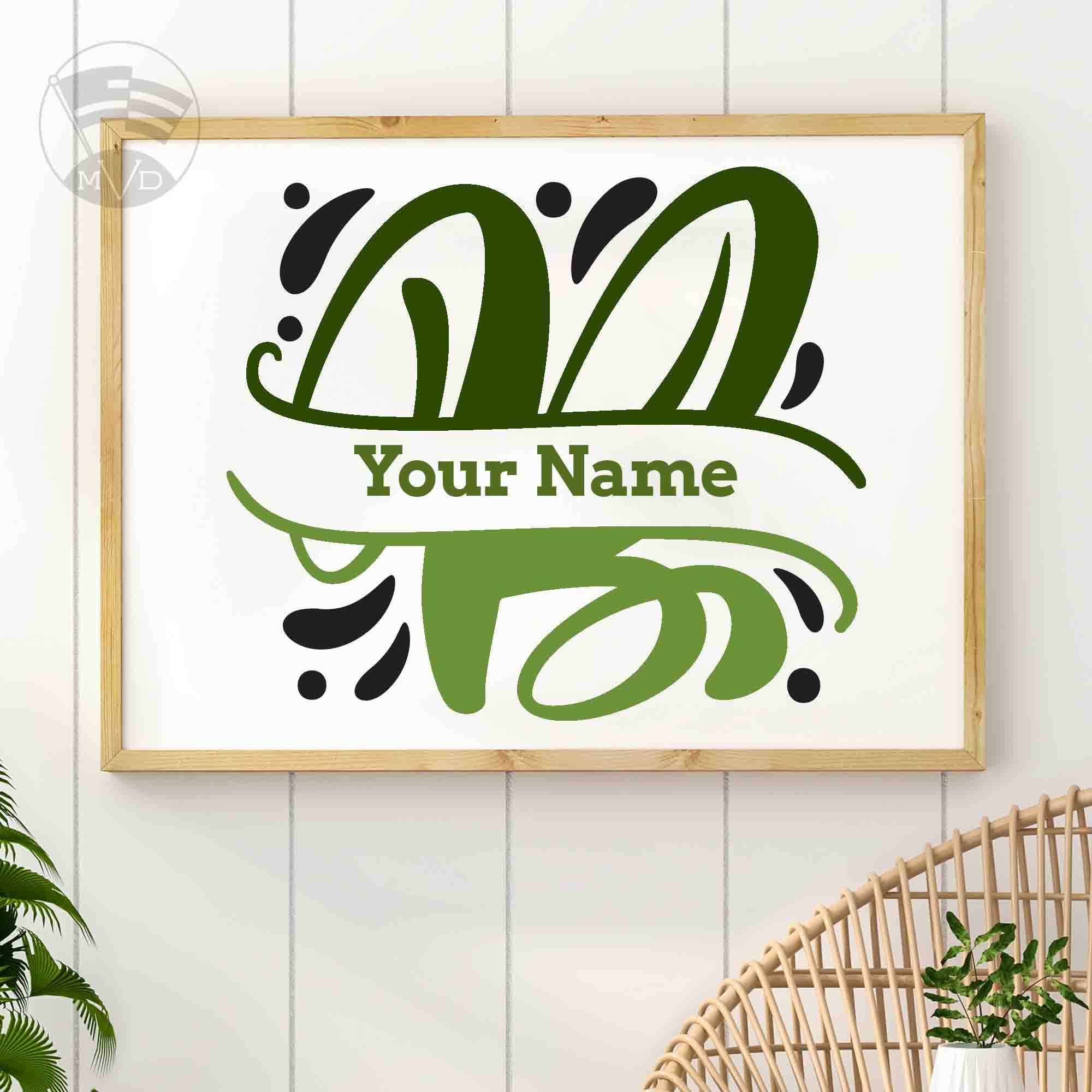 Letter B Split Monogram Svg Eps Dxf Png Bundle to Make - Etsy