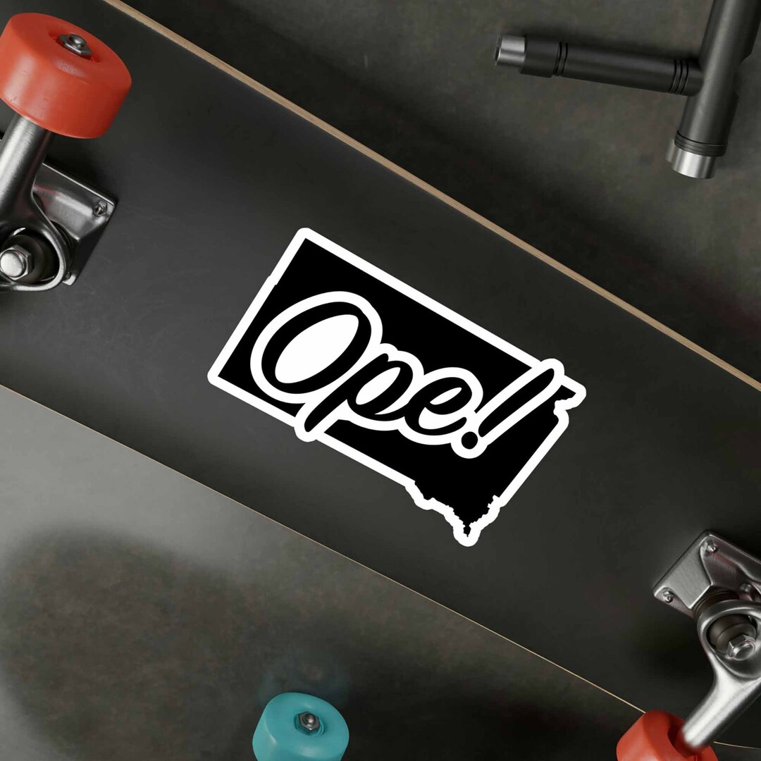 Ope South Dakota Kiss-cut Vinyl Decals, Midwest State Sticker. Great ...