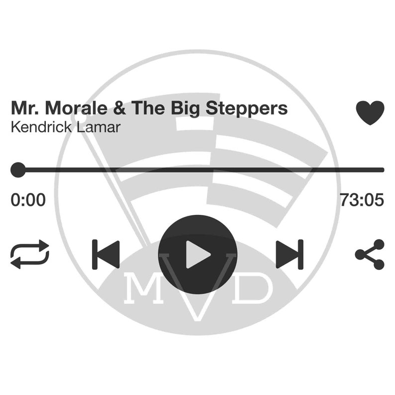 Mr. Morale & the Big Steppers Svg Instant Digital Download Gift for ...