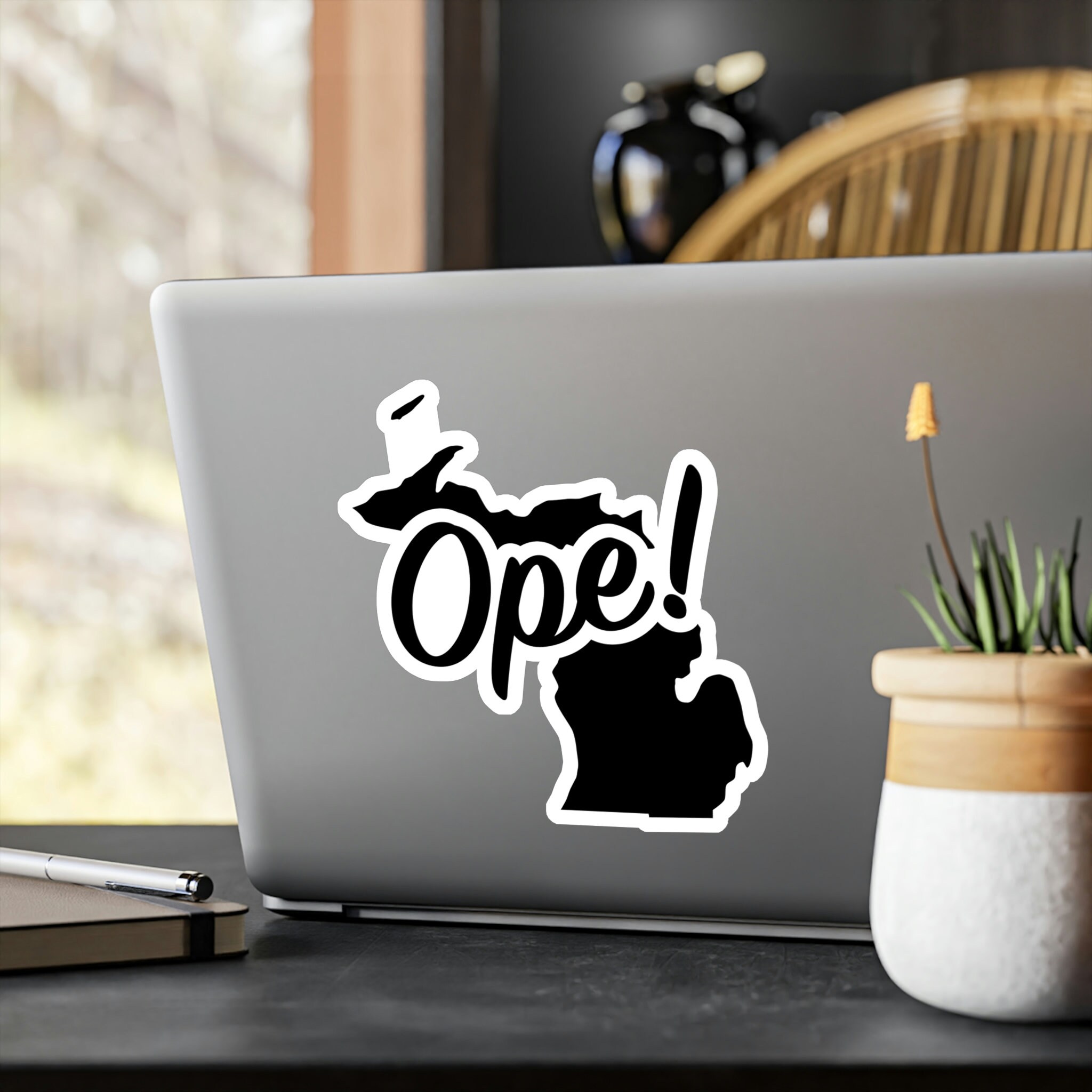 Ope Michigan Kiss-cut Vinyl Decals, Midwest State Sticker. Great Funny ...