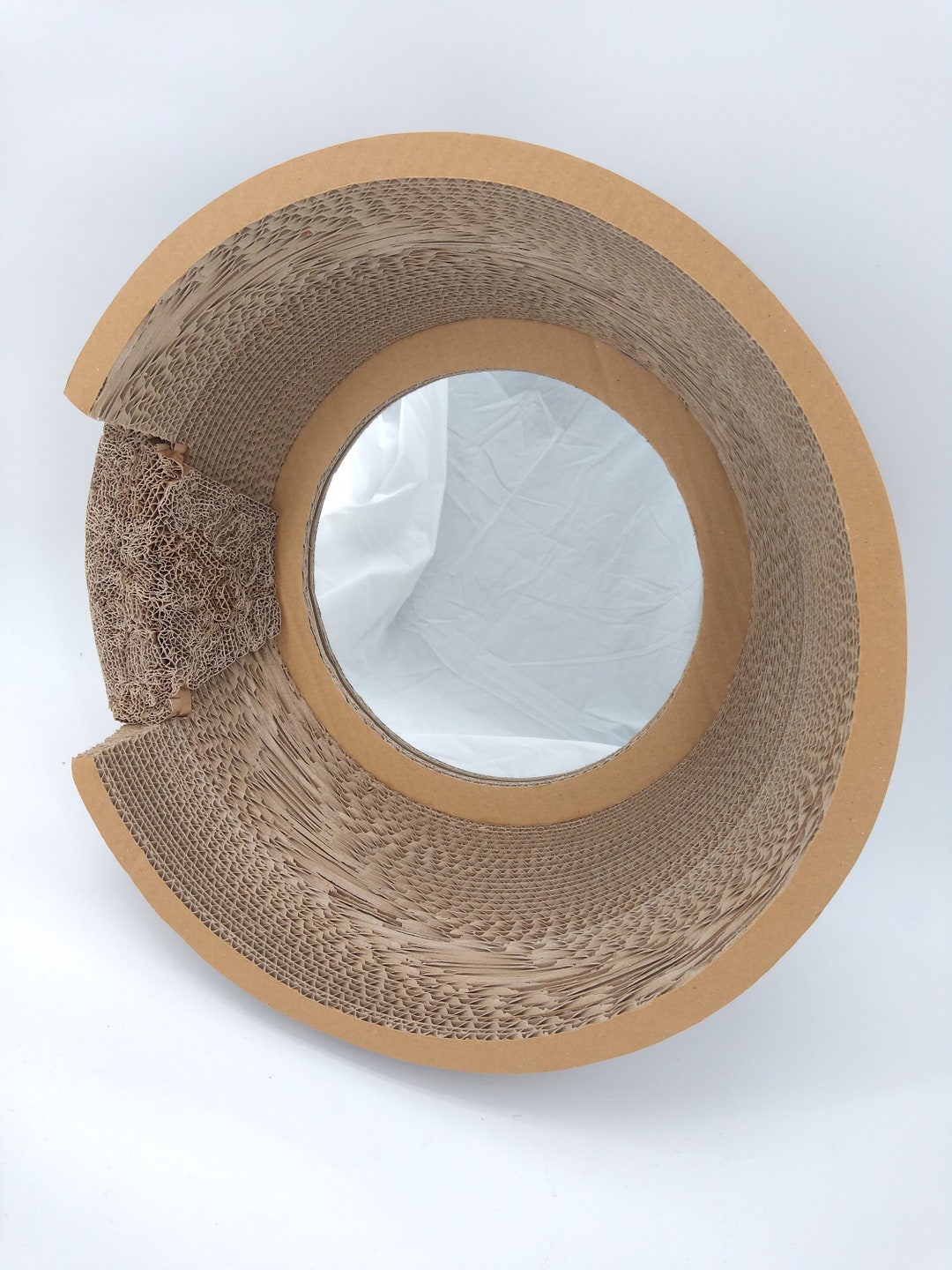 Large Cardboard Wall Mirror, Designer Mirror, Round Wall Mirror, Large ...