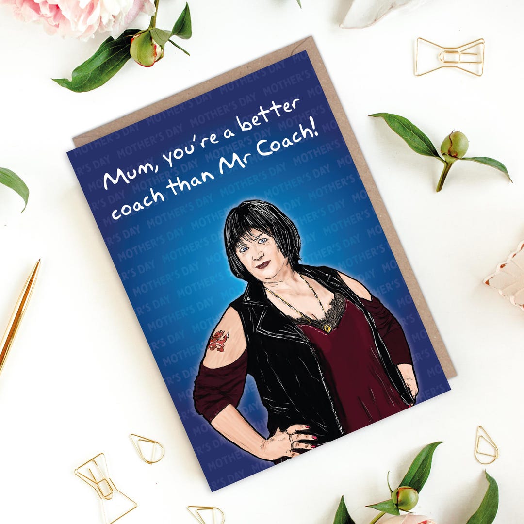 Dave's Coaches Mothers Day Card | Funny Mothers Day Card | Nessa Card ...