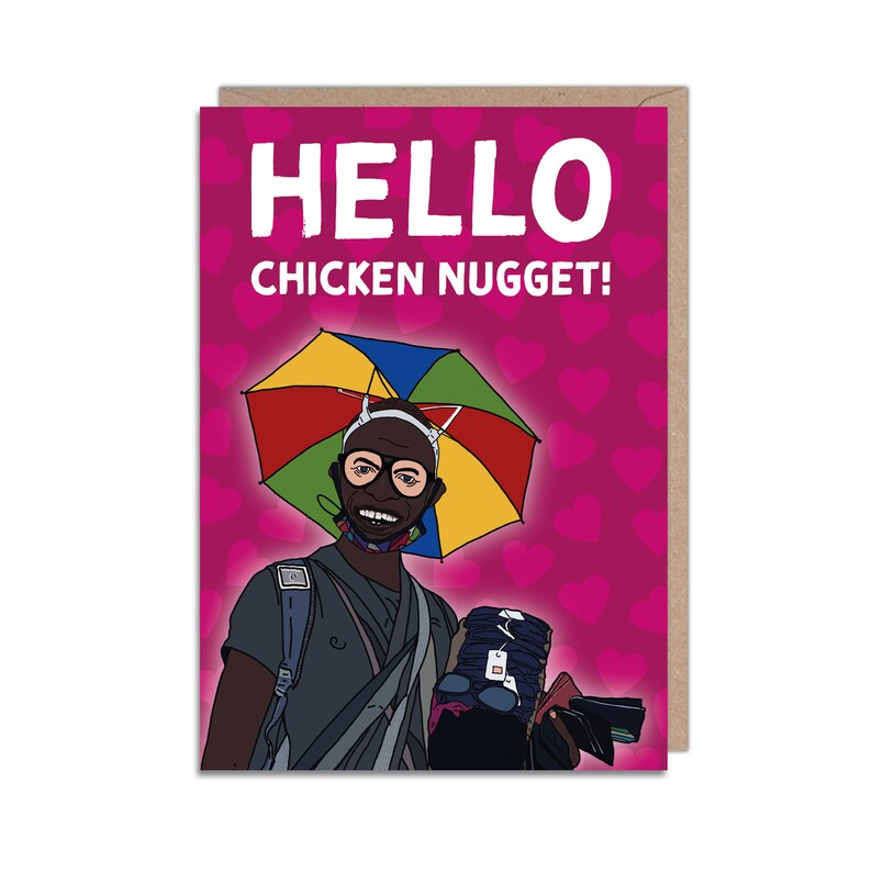 Hello Chicken Nugget Anniversary Birthday Card Funny | Etsy