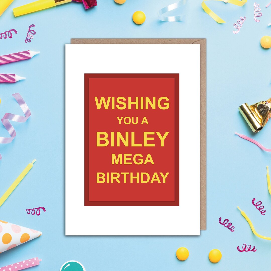 Binley Mega Chippy Birthday Card - Etsy