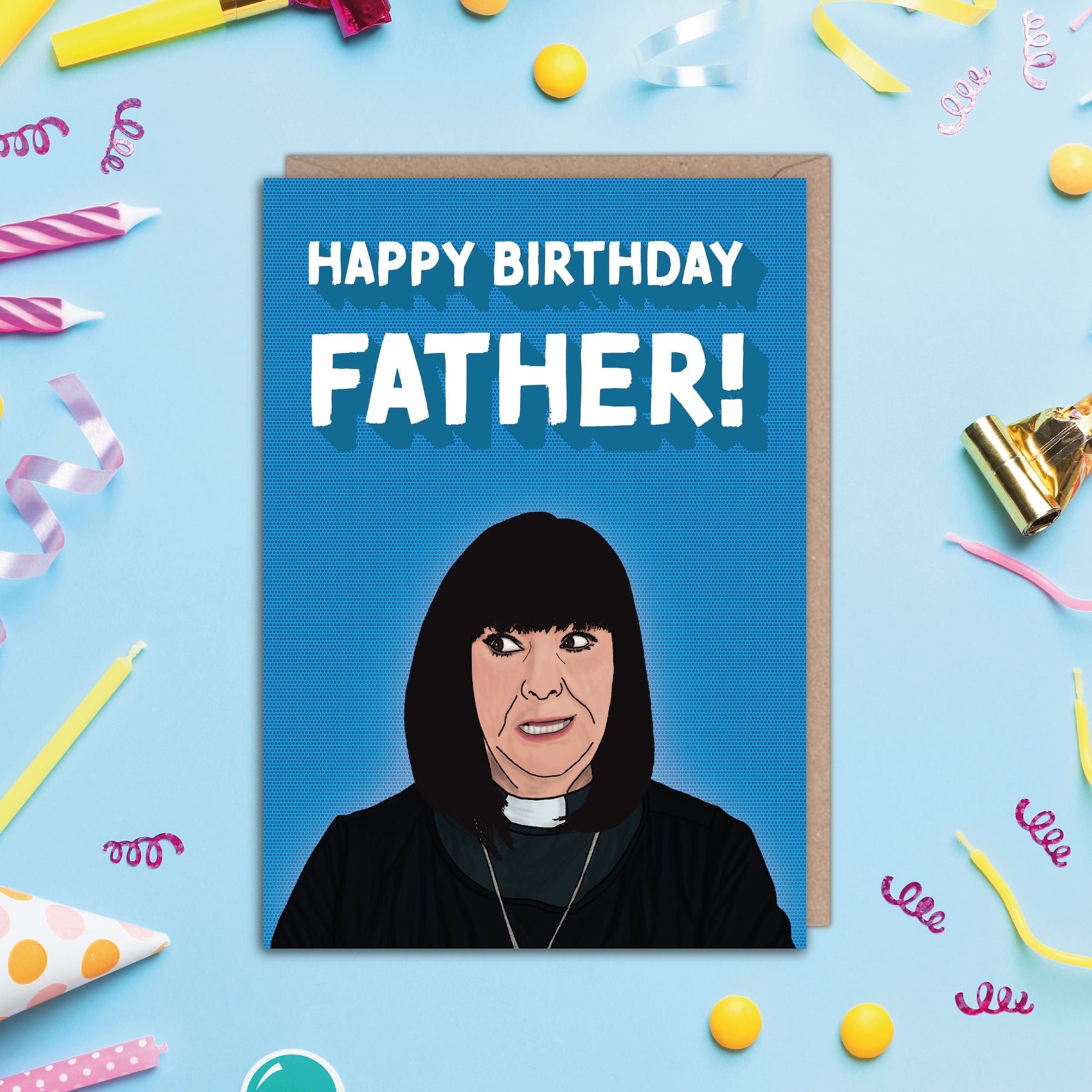 Dawn French Father Dad Birthday Card - Etsy Finland