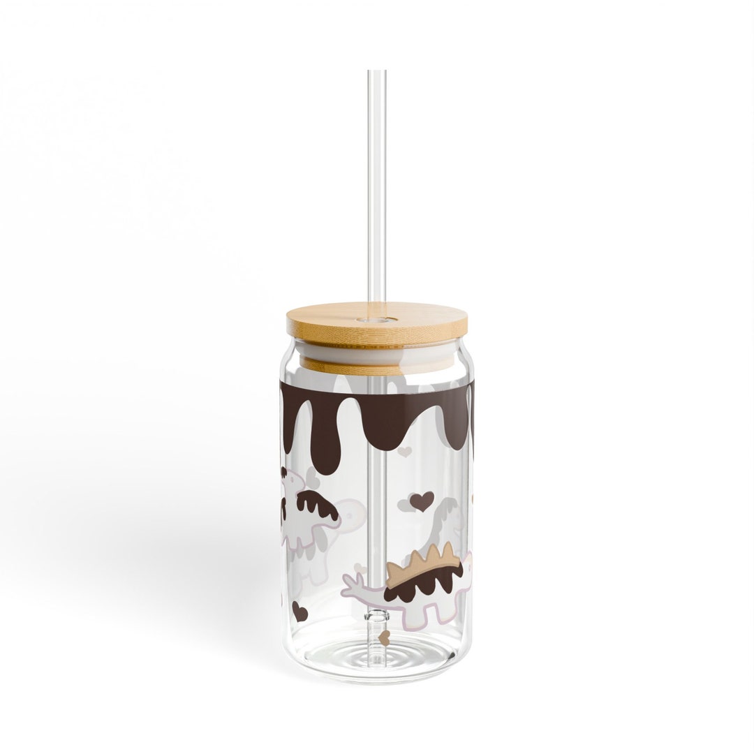 Dino Smores Sipper Glass, 16oz - Etsy