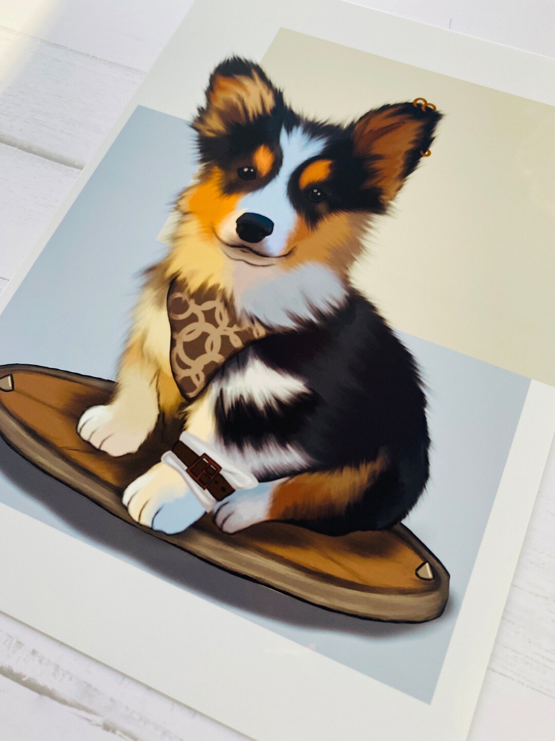 Corgi Squire Dnd Art Fantasy Art Digital Prints Home - Etsy
