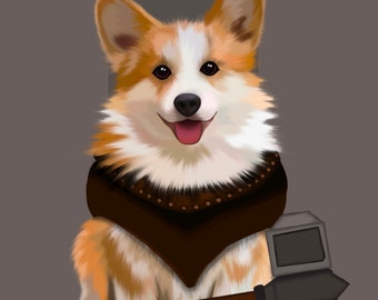 Corgi Dungeons and Dragons - Etsy