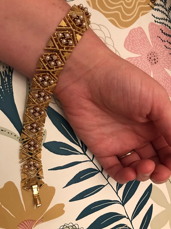 Vintage lisner bracelet - Gem