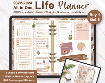 Boho 2023 Planner - Etsy
