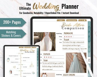 Digital Wedding Planner | Etsy