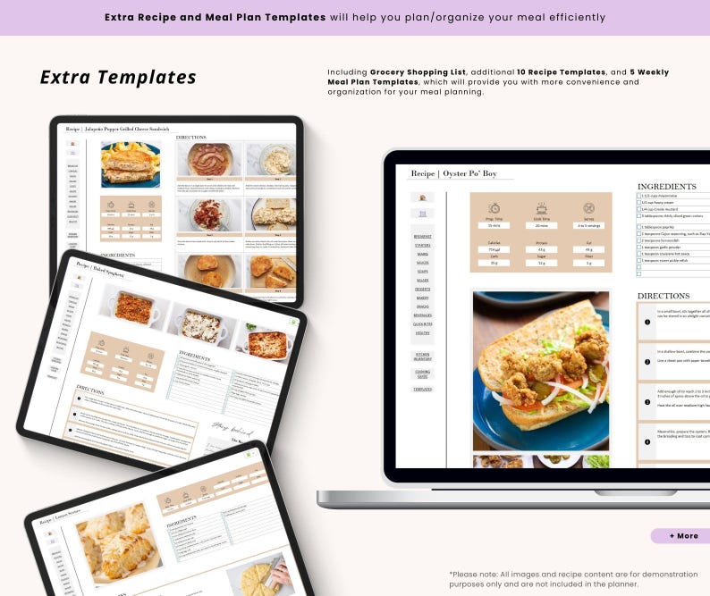 Onenote Recipe Book: Hyperlinked, Fully Customizable, Family Cookbook ...