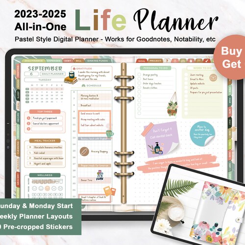 Undated Digital Planner All in One Ultimate Planner Ipad 2023 - Etsy