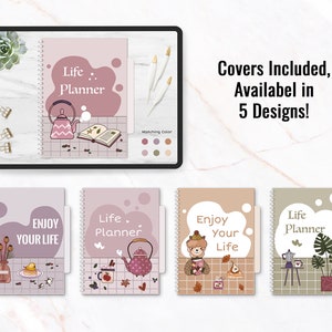 Undated Life Planner, All in One Digital Planner, Undated Digital ...