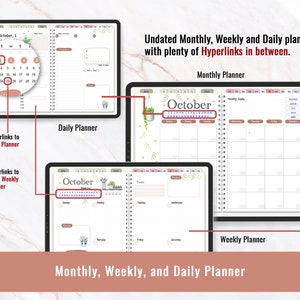 Onenote Digital Planner, Undated One Note Planner, Hyperlinked Onenote ...