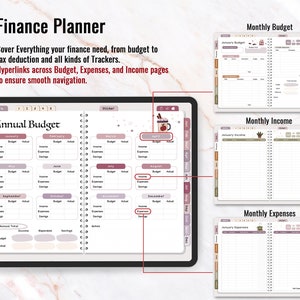 Undated Life Planner, All in One Digital Planner, Undated Digital ...