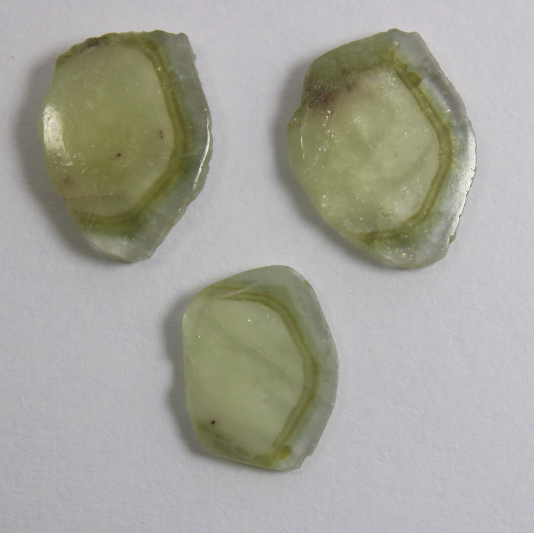 Amazing Color Tourmaline Slice, 15 Carat Natural Bi Tourmaline Gemstone ...