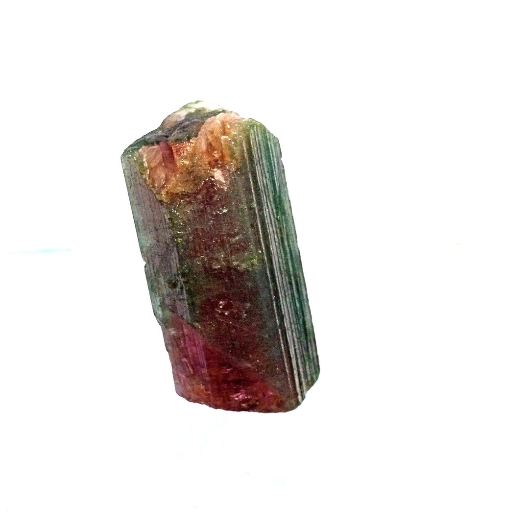 100 % Natural Green Red Watermelon Tourmaline Specimen RAW Rough ...