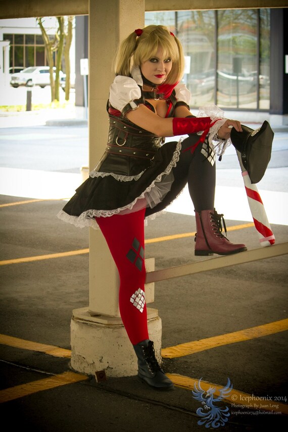 Harley Quinn Arkham City Costume Cosplay