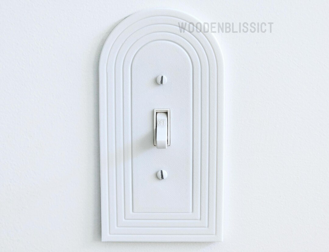 Light Switch Cover Plate | Modern Minimalist Arch Switch Plate Cover ...