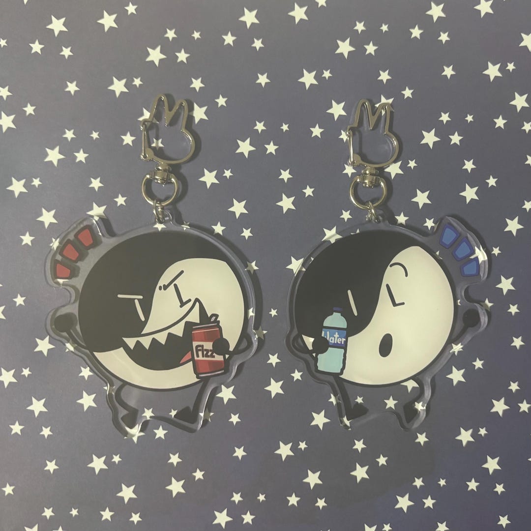 Yin-yang Double-sided Keychain - Inanimate Insanity - Etsy