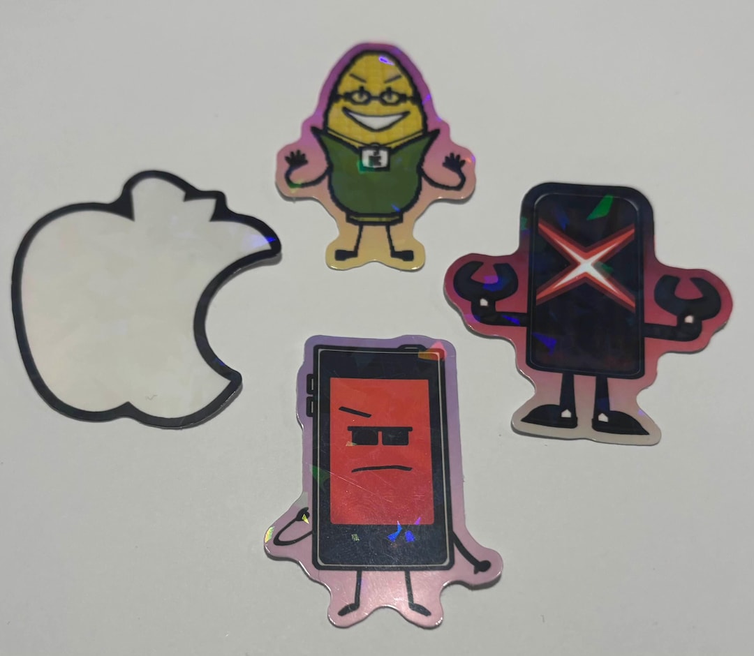 Inanimate Insanity Meeple Holographic Sticker Set! (steve Cobs ...
