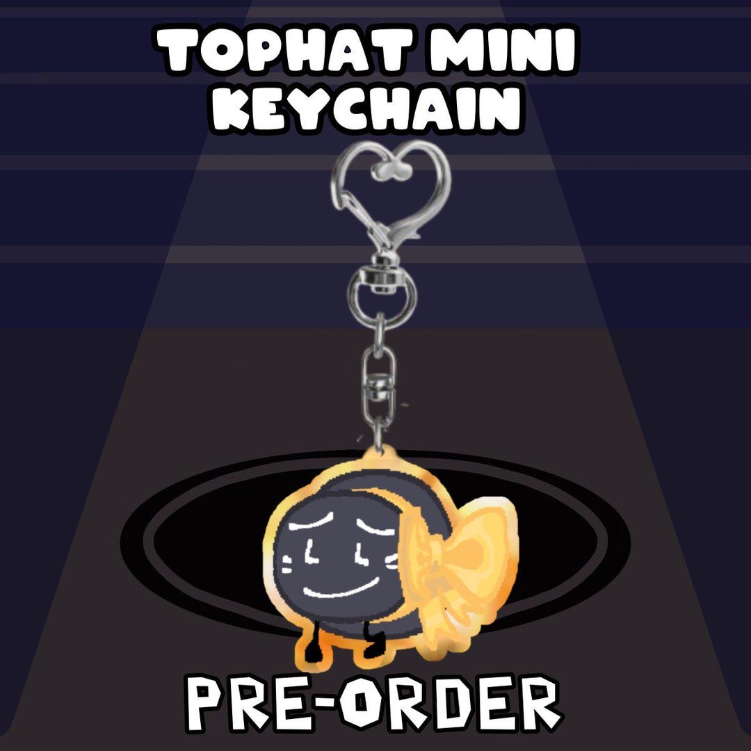 Tophat at Prom Mini Keychain - the Nightly Manor - Etsy