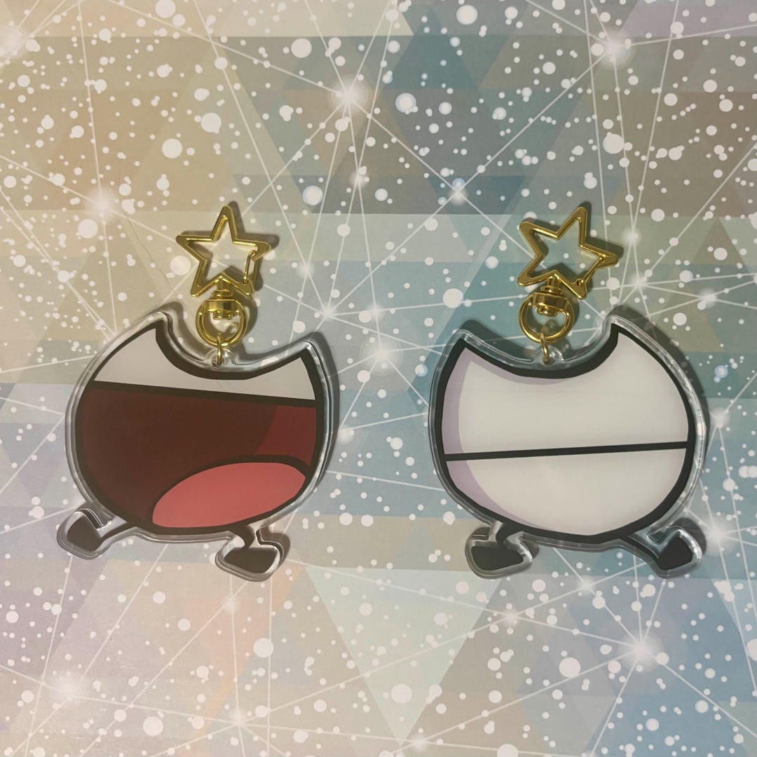 The Coolest Thing in the World / BFDI Mouth Double-sided Keychain ...