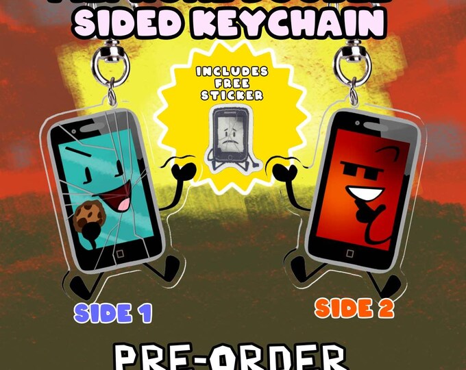 Mephone4/mephone4s Double-sided Keychain PREORDER - Inanimate Insanity ...