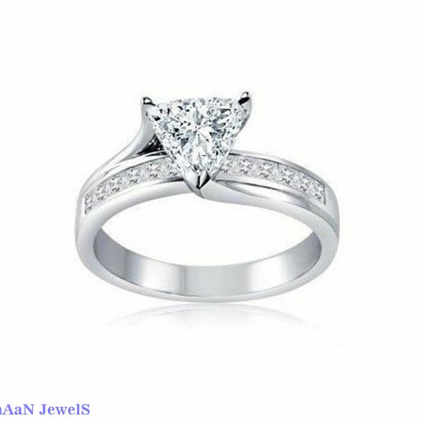 Trillion Cut Ring - Shop Online - Etsy