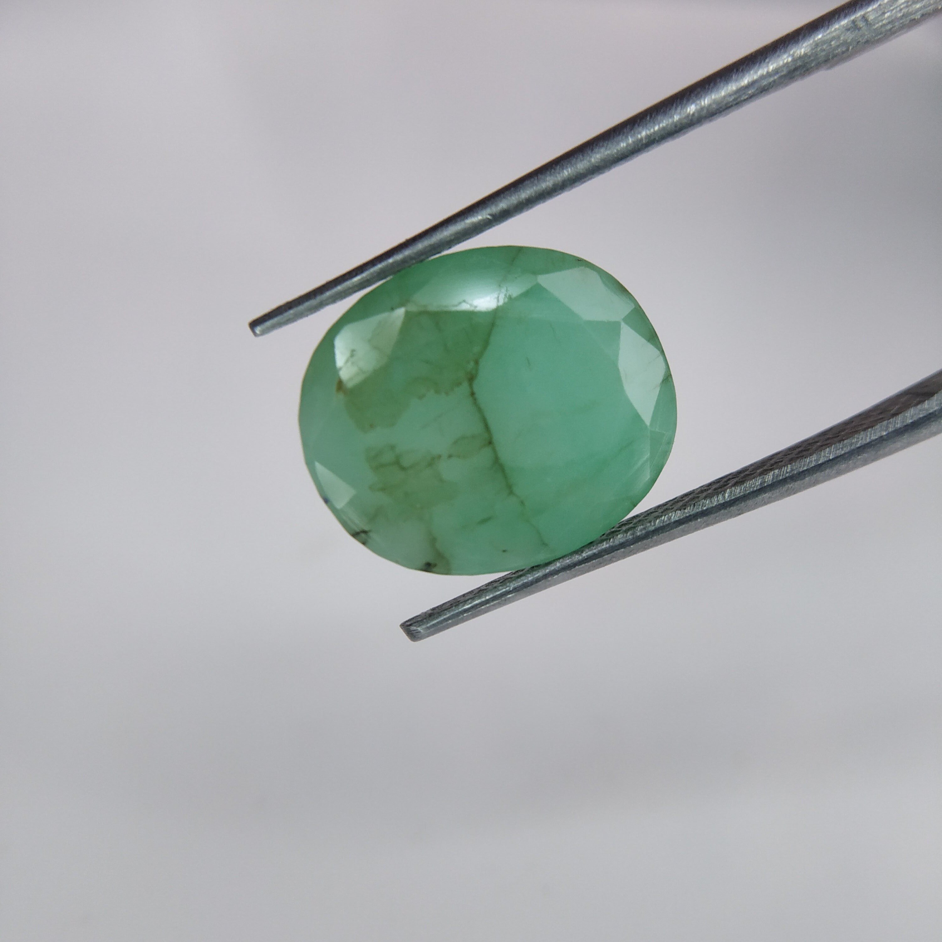 Genuine Emerald Gemstone for Ring or Pendant 3.22 Ct 11.70x9.95x 3.50 ...
