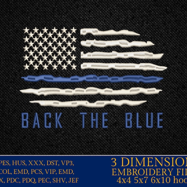 Police Embroidery - Etsy