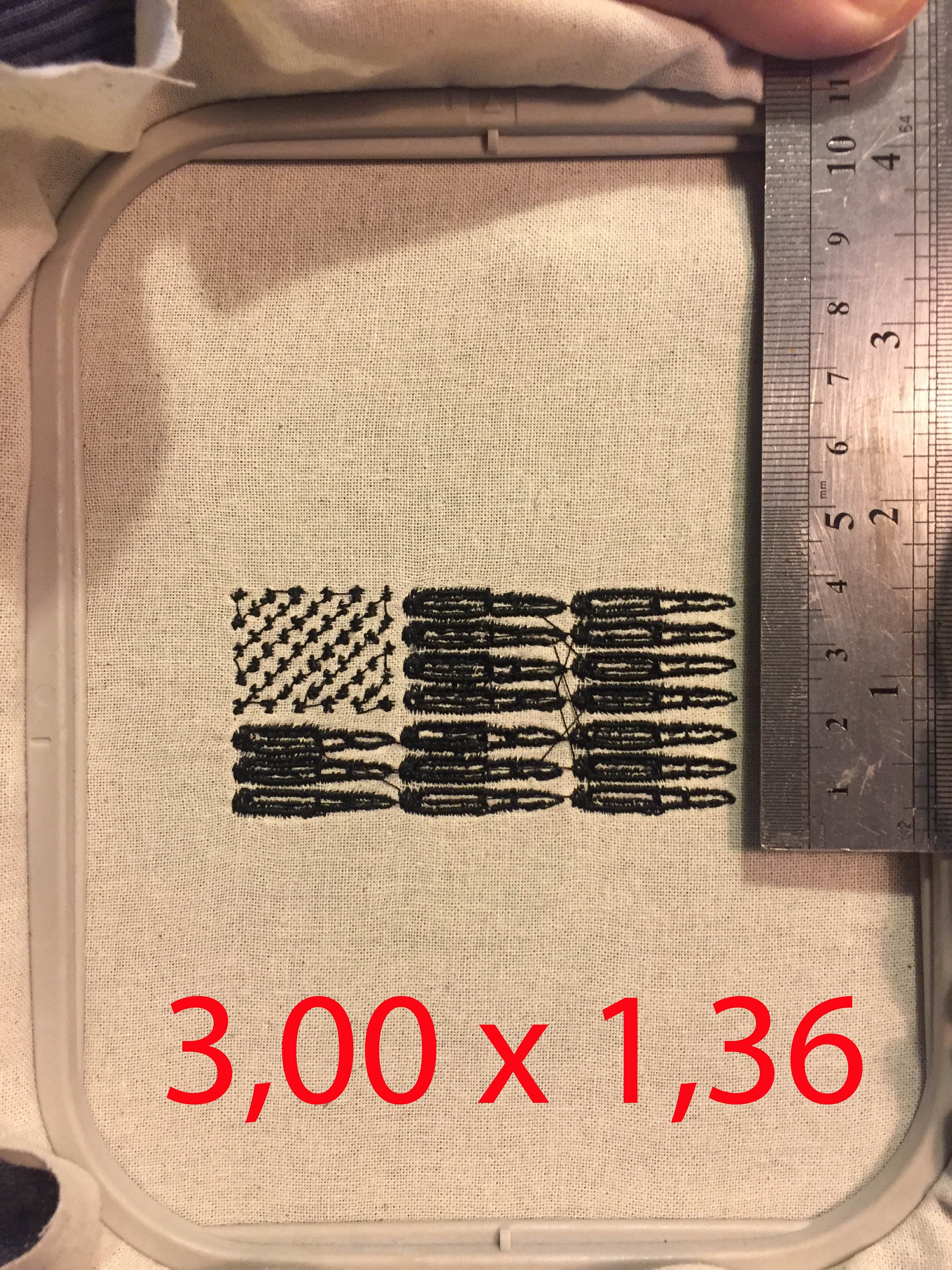 Machine Embroidery USA Flag Freedom 2nd Amendment Flag - Etsy