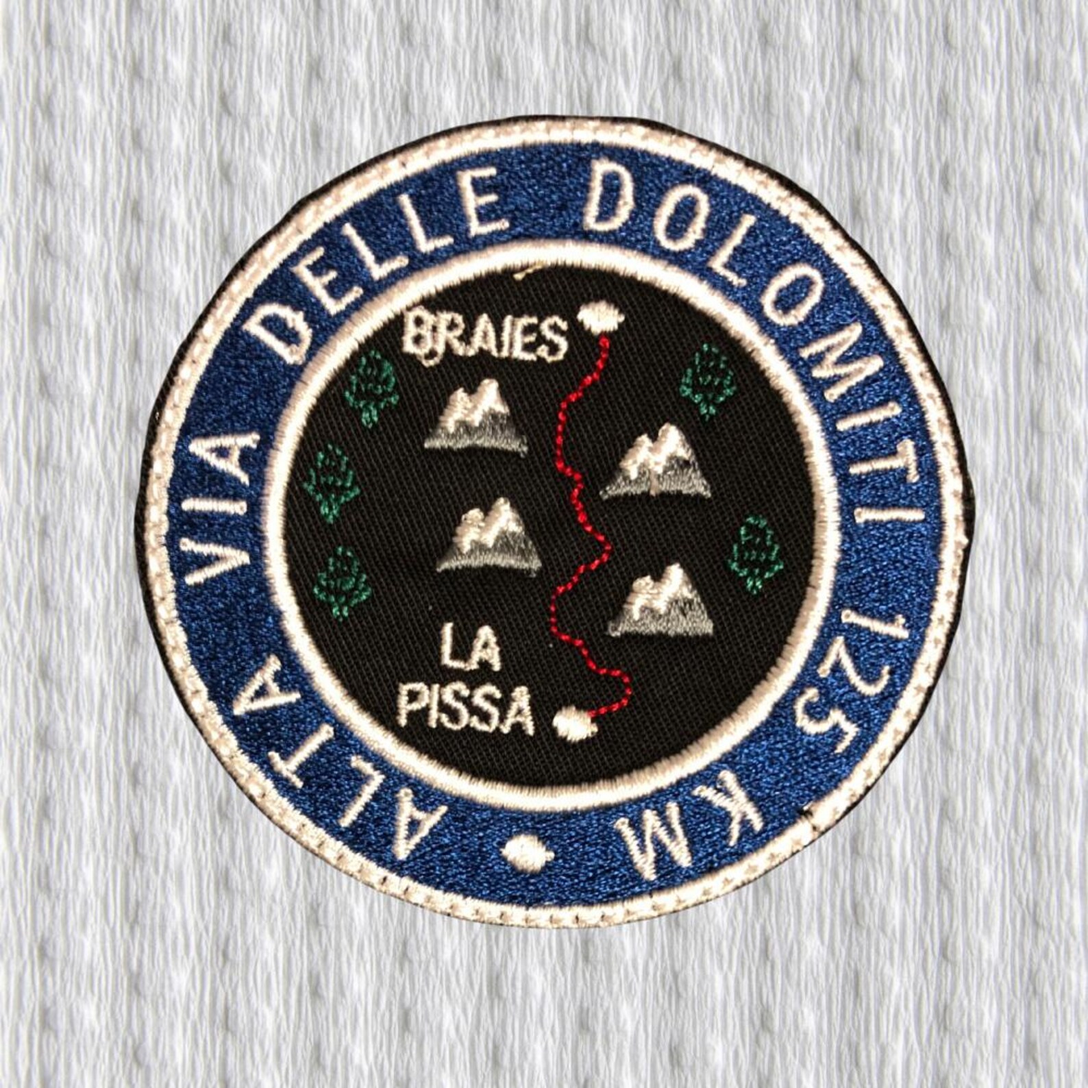 Alta via Delle Dolomiti Patch – Braies to La Pissa | Embroidered Hiking ...
