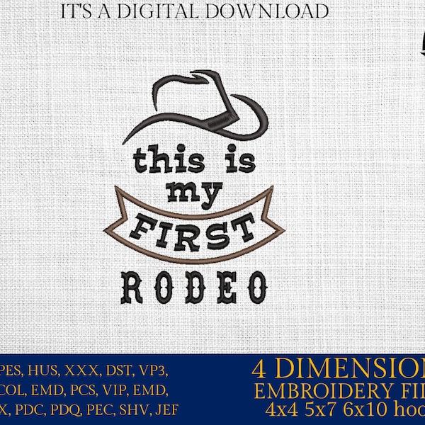 Rodeo Embroidery - Etsy