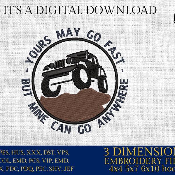 Jeep Machine Embroidery Design - Etsy