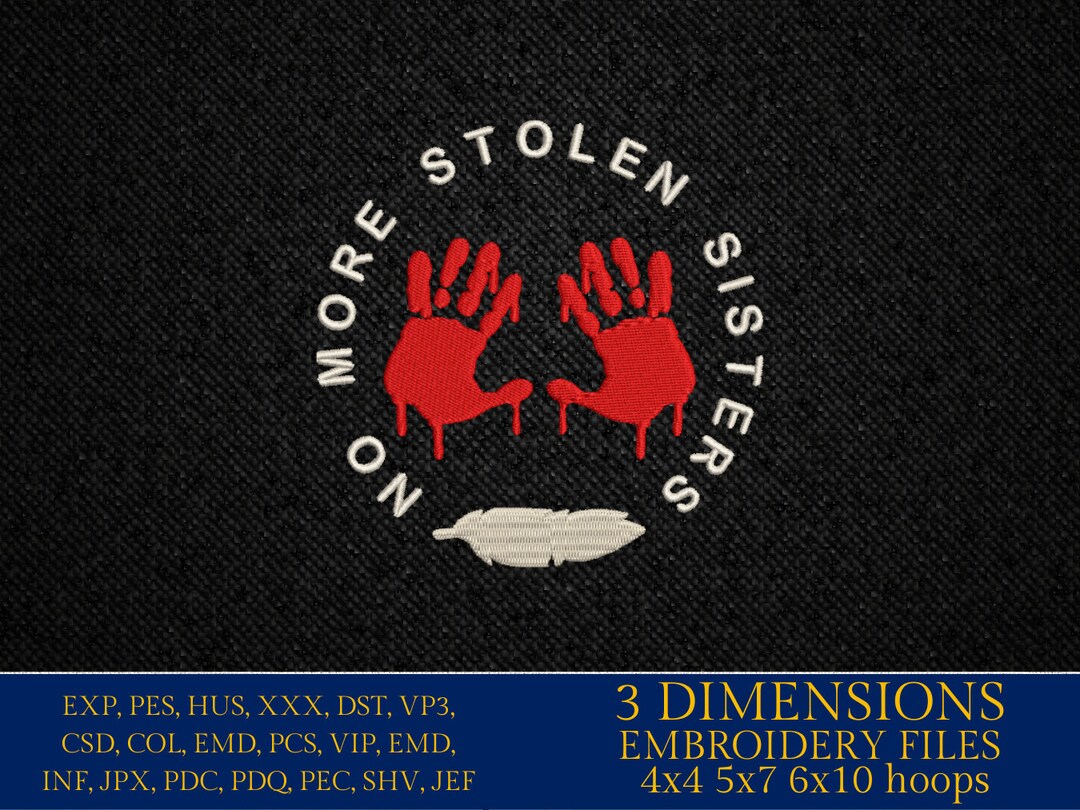 Machine Embroidery Files, Red Hand Native American, Mother's Day, Human ...