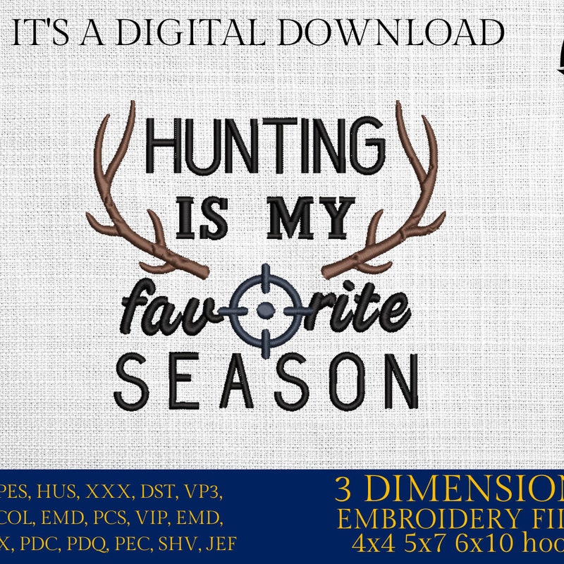 Hunting Embroidery Designs - Etsy