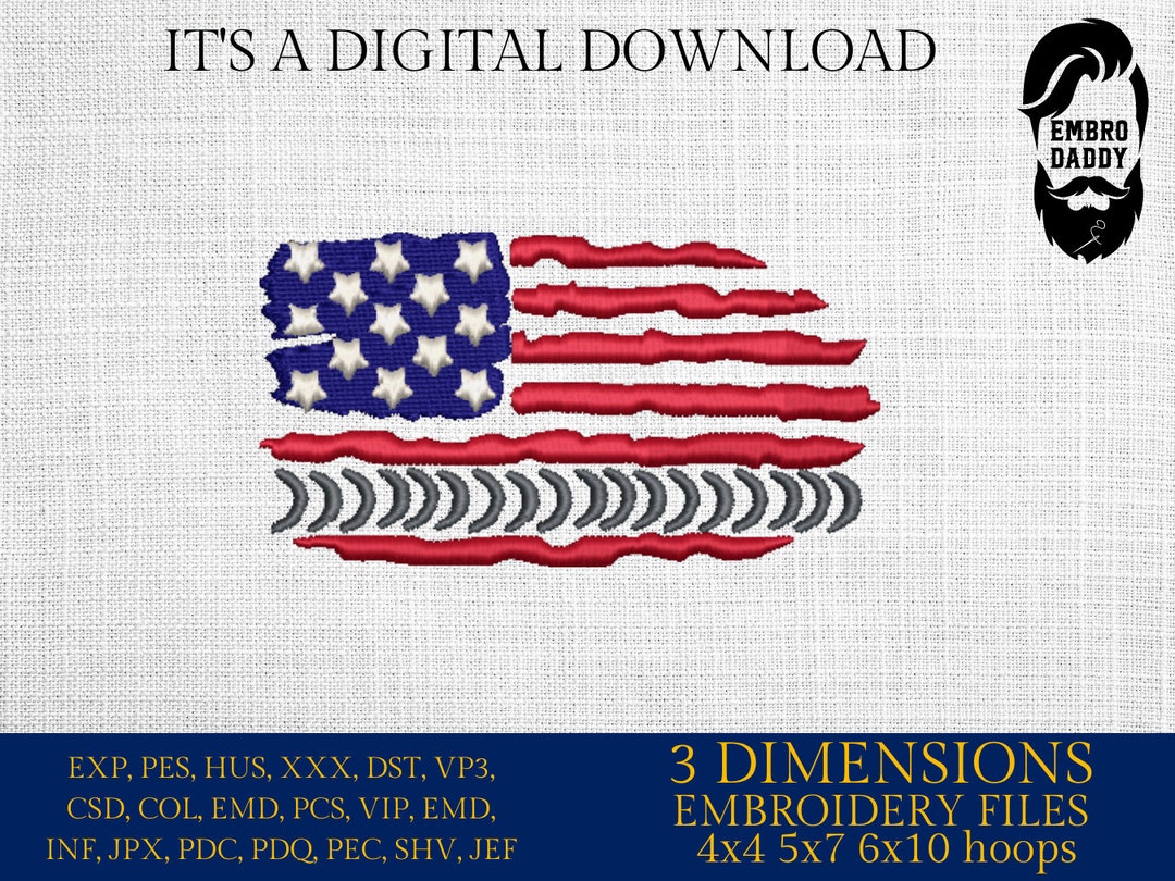 Machine Embroidery Files, USA Flag, Welding Pattern, Welding Pool , PES ...