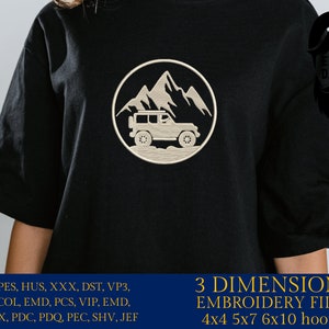 Machine Embroidery Files, Offroad 4x4 Car, Dst PES, Xxx, Hus & More - Etsy