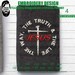 Machine Embroidery, Jesus the Truth, the Life, the Way, Inspirational ...