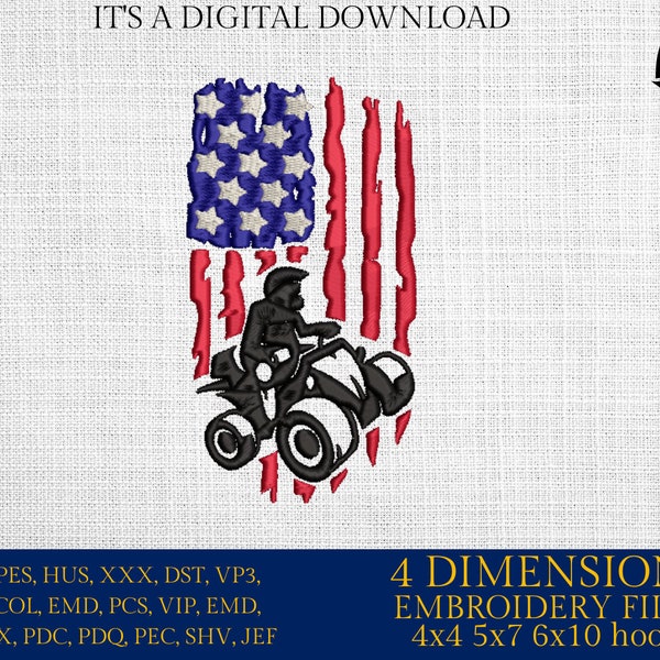 Atv Embroidery - Etsy