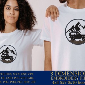 Machine Embroidery Files, Offroad 4x4 Car, Dst PES, Xxx, Hus & More - Etsy