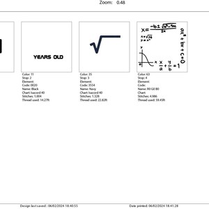 Machine Embroidery Files, 11 Th Birthday, Math, Eleven, Square Roots ...