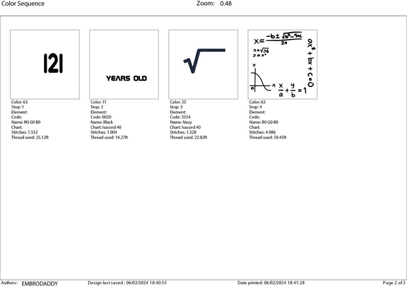 Machine Embroidery Files, 11 Th Birthday, Math, Eleven, Square Roots ...